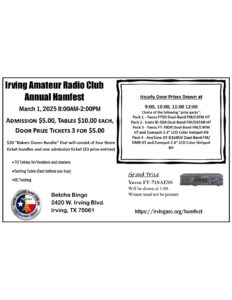 IARC Hamfest 2025 | Irving Amateur Radio Club